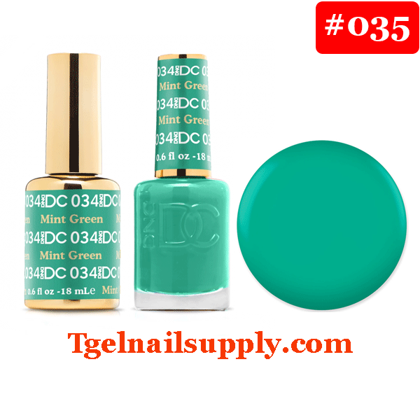 DND DC 034 Mint Green 2/Pack – Le's Discount Beauty Supply