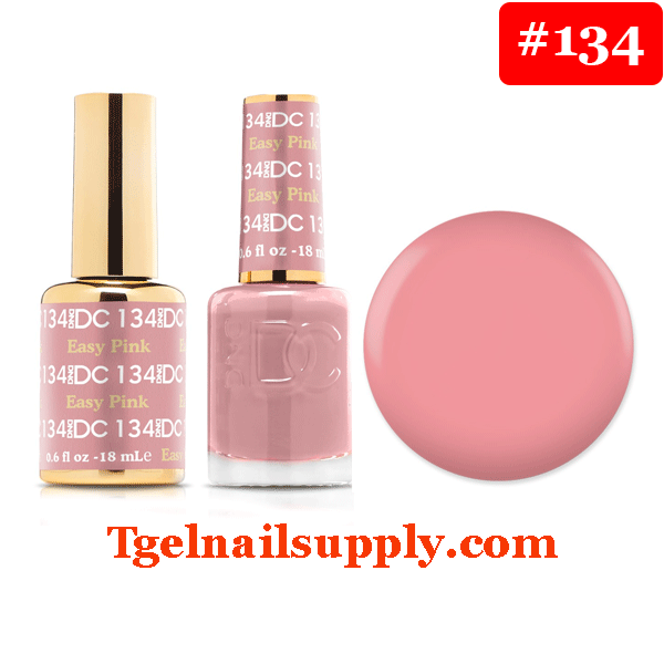 DND DC 134 Easy Pink 2/Pack – Le's Discount Beauty Supply