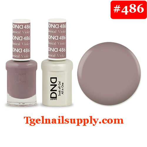 DND 486 Classical Violet 2/Pack – Le's Discount Beauty Supply