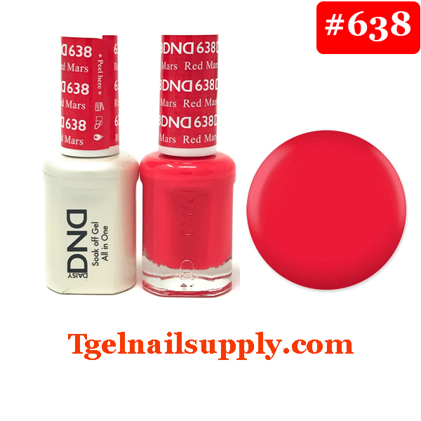 DND 638 Red Mars 2/Pack – Le's Discount Beauty Supply