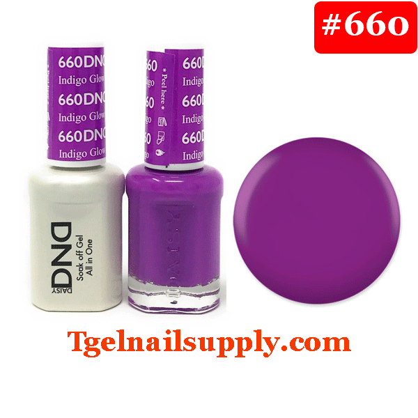 DND 660 Indigo Glow 2/Pack – Le's Discount Beauty Supply