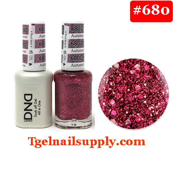 DND 680 Autumn Leaves 2/Pack – Le's Discount Beauty Supply