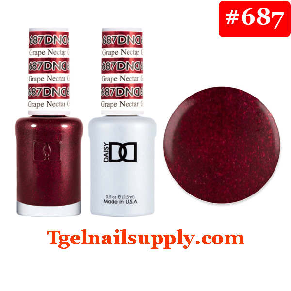 DND 687 Grape Nectar 2/Pack – Le's Discount Beauty Supply