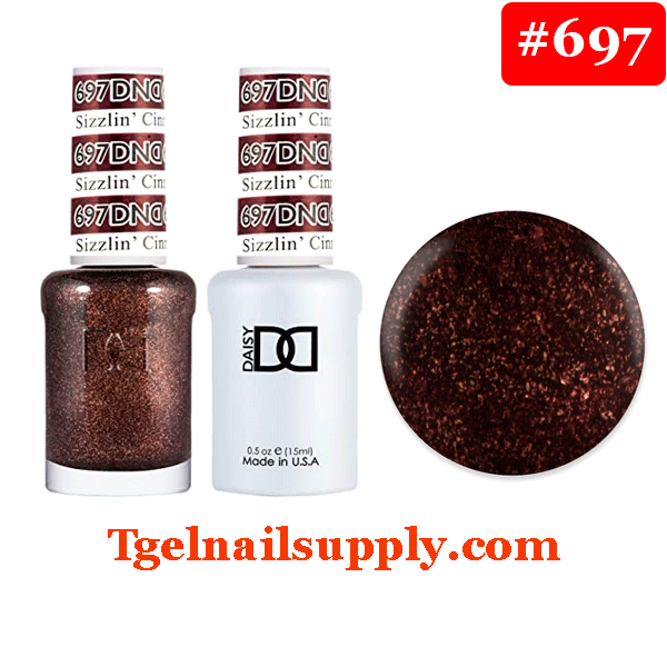 DND 697 Sizzlin' Cinnamon 2/Pack – Le's Discount Beauty Supply