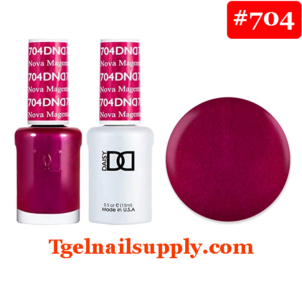 DND 704 Nova Magenta 2/Pack – Le's Discount Beauty Supply